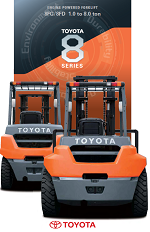 Toyota Forklift Catalog Spec Sheet and Repair Manual